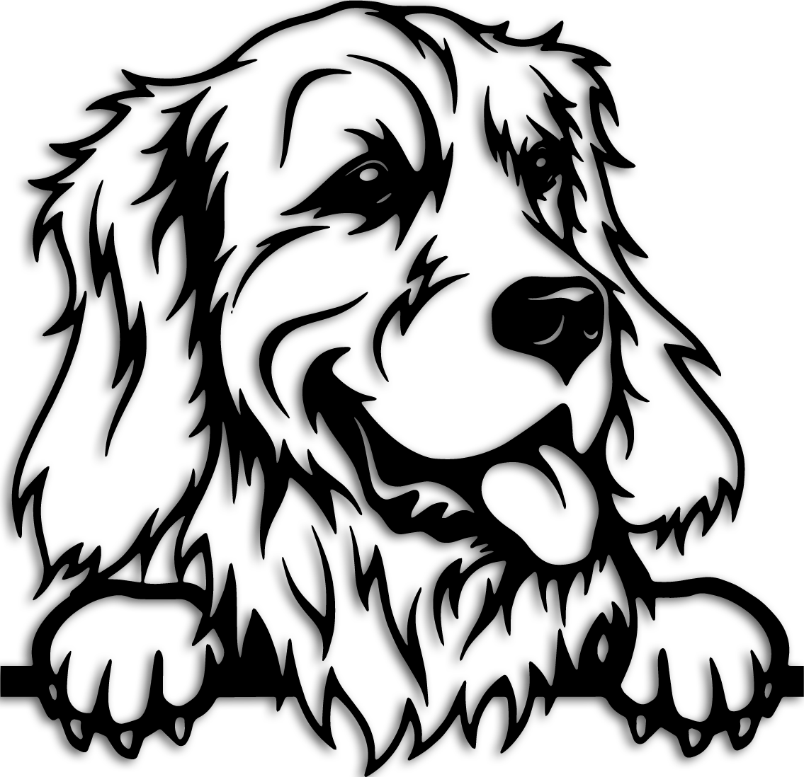 Dog Metal Art – Eastern Suburbs Laser Cutting – Shug Laser Cutting ...