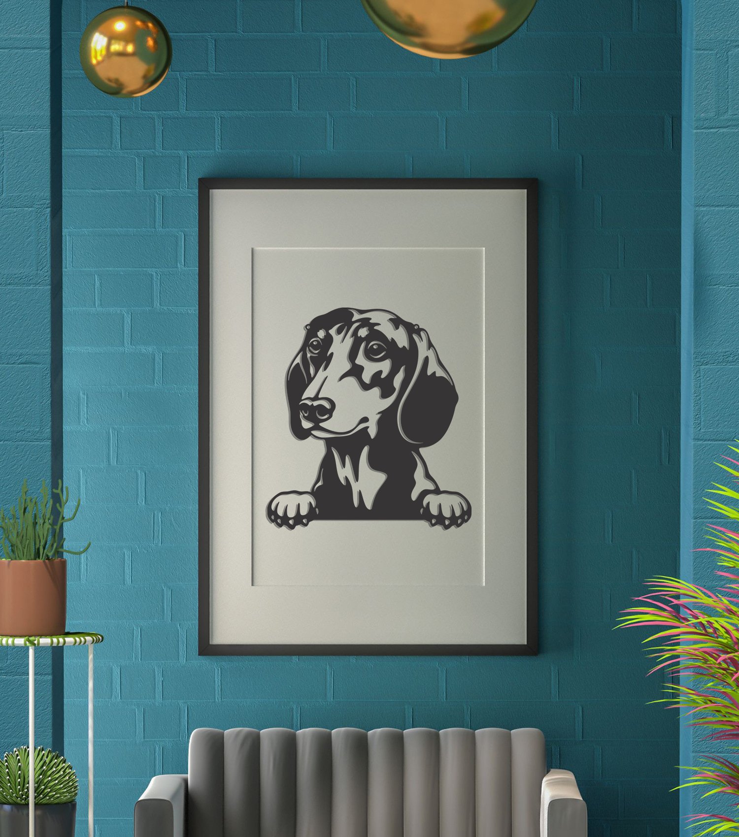 New Dog Metal Art - Eastern Suburbs Laser Cutting